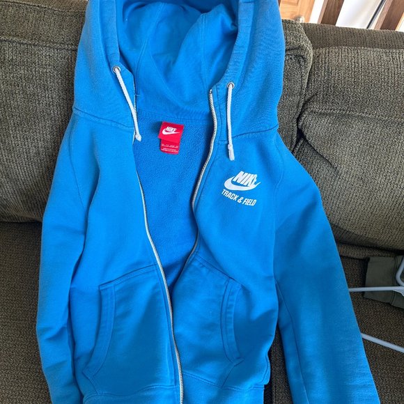 Nike | Other | Xs Blue Nike Track And Field Jacket | Poshmark